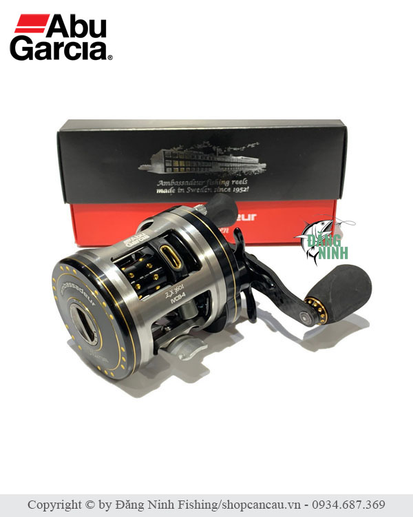 Máy câu ngang Abu Garcia Ambassaduer Morrum ZX - 3601 - Made in Swenden